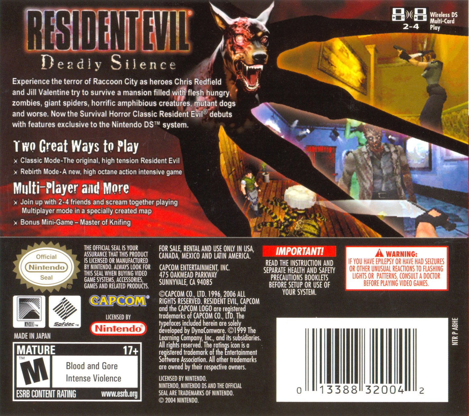 Resident Evil: Deadly Silence Video Game Box Art - ID: 58715 - Image Abyss