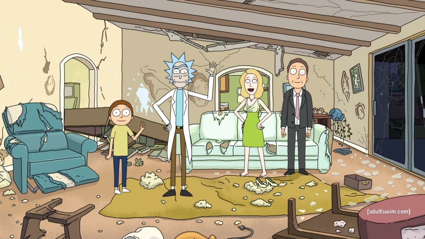 Rick and Morty Family Chaos: Rick, Morty, Beth, and Jerry Unleashed