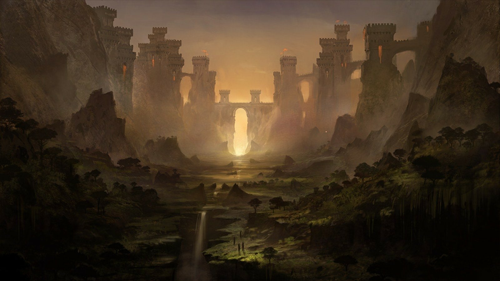 Enchanted Realms: A Mystical Fantasy Landscape