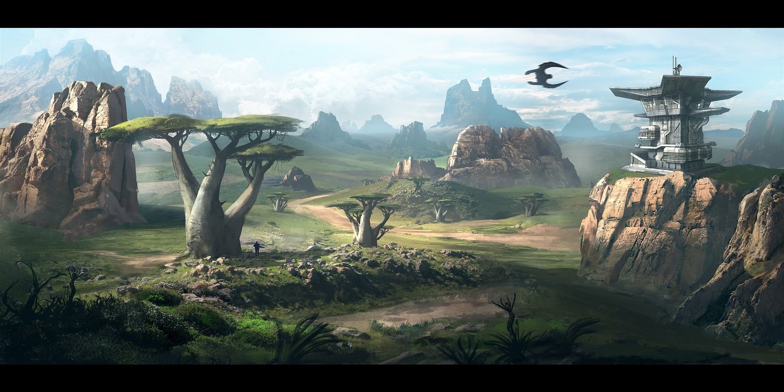 Enchanted Realms: A Breathtaking Fantasy Landscape