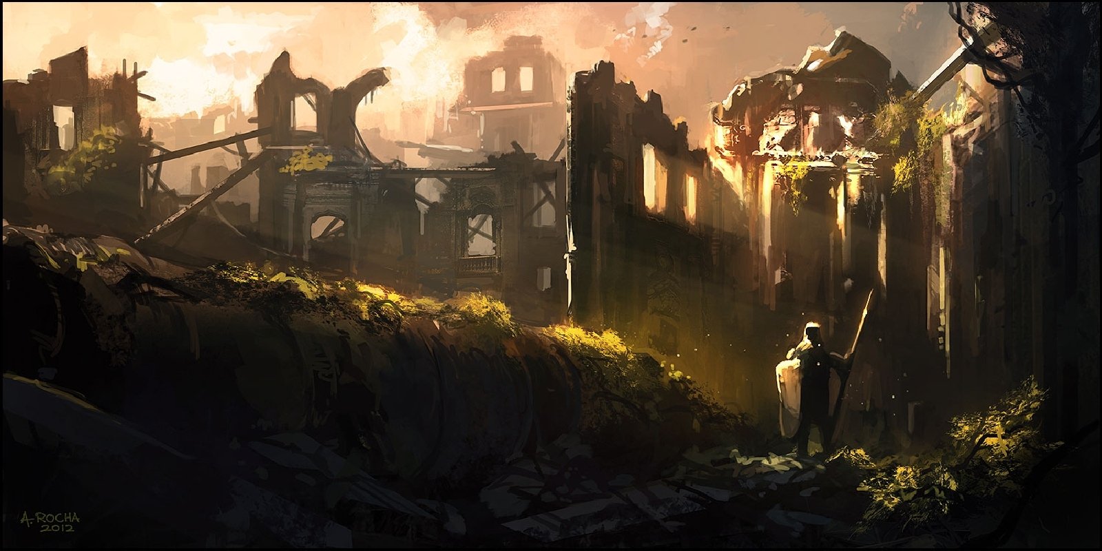 Enchanted Ruins: A Mystical Fantasy Landscape