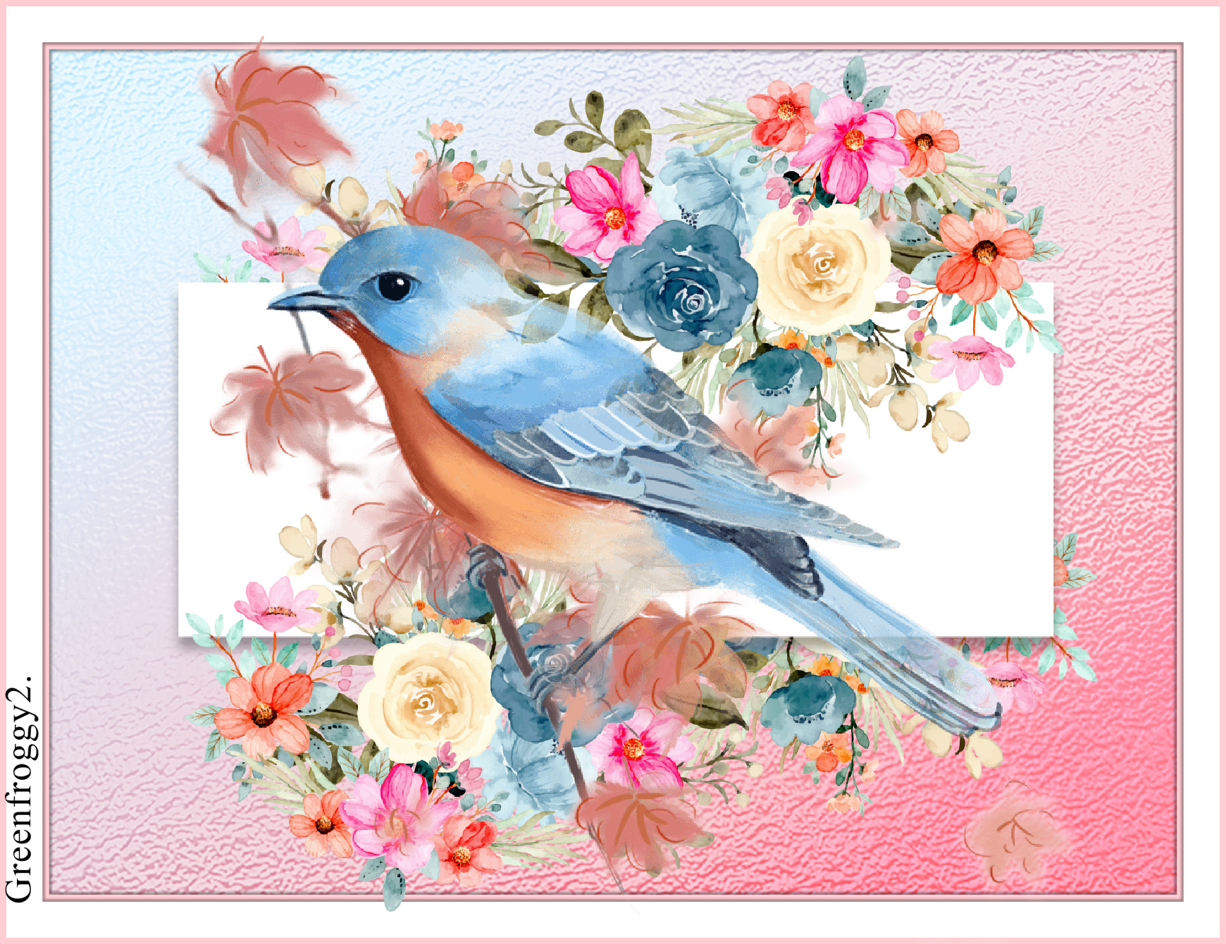 BIRD IN A FRAME by GREENFROGGY1