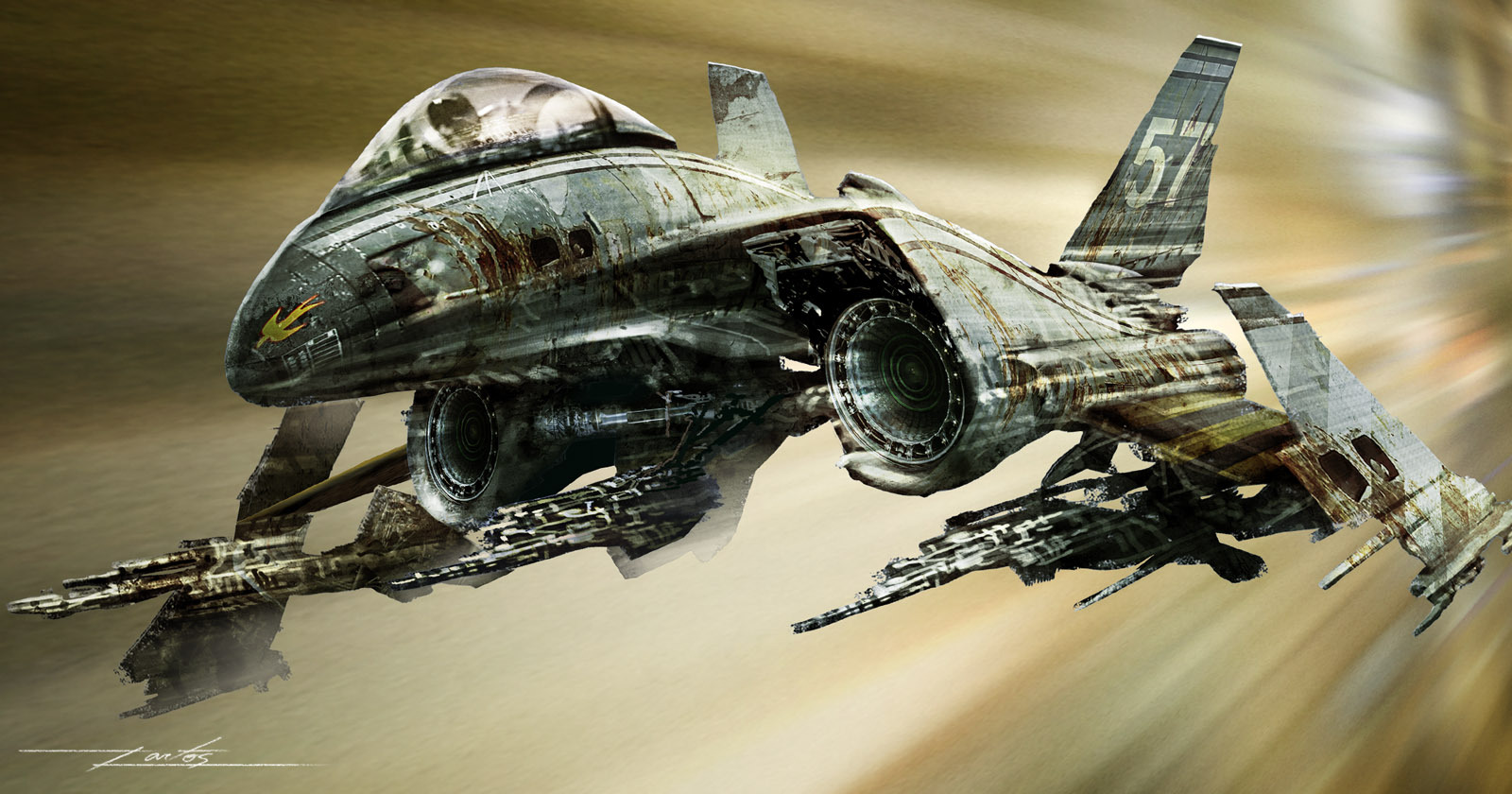 Sci Fi Aircraft Picture by Julio Zartos - Image Abyss