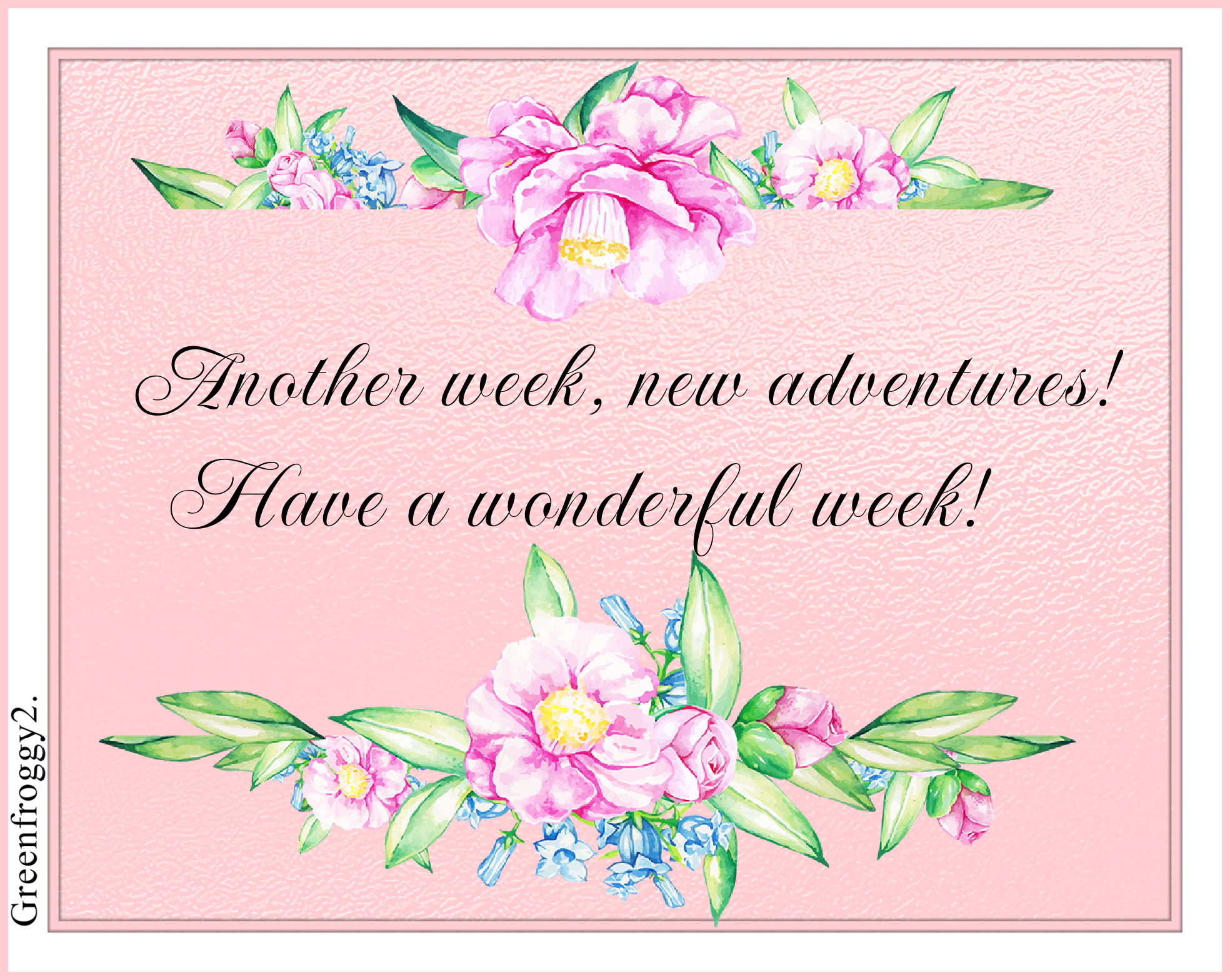 WONDERFUL WEEK by GREENFROGGY1 - Image Abyss