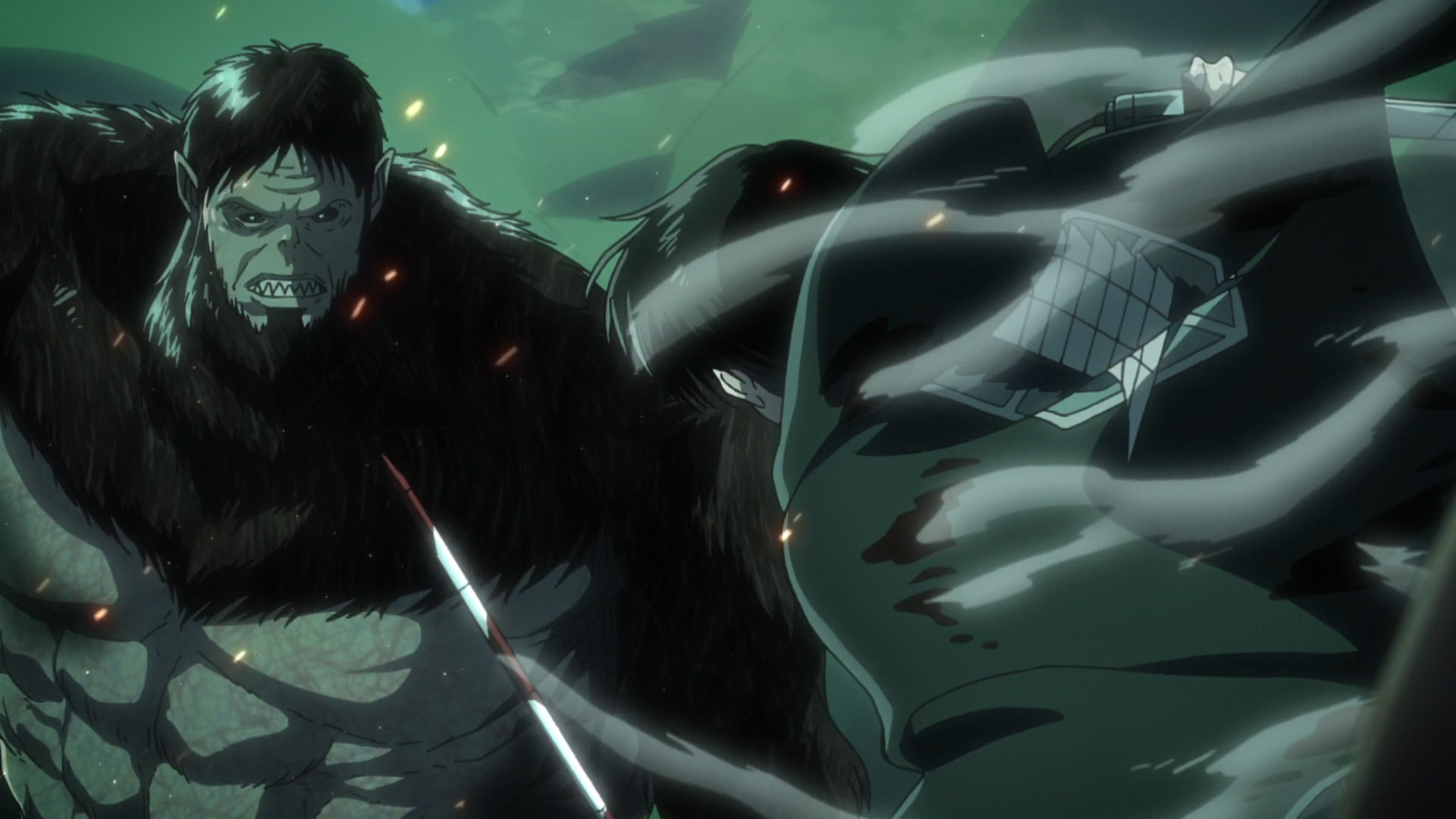 Fierce Titan Clash: Attack on Titan's Dark Battle Unleashed