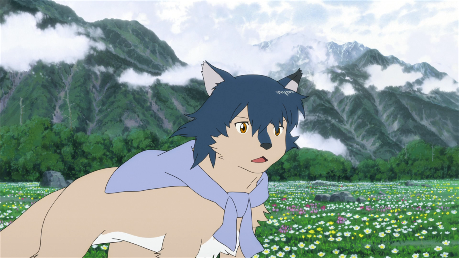 Download Cloud Flower Forest Landscape Mountain Ame (Wolf Children ...
