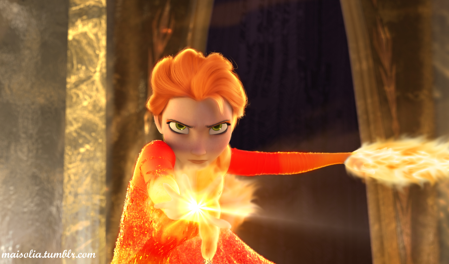 Download Fire Elsa (Frozen) Movie Frozen (Movie) Image