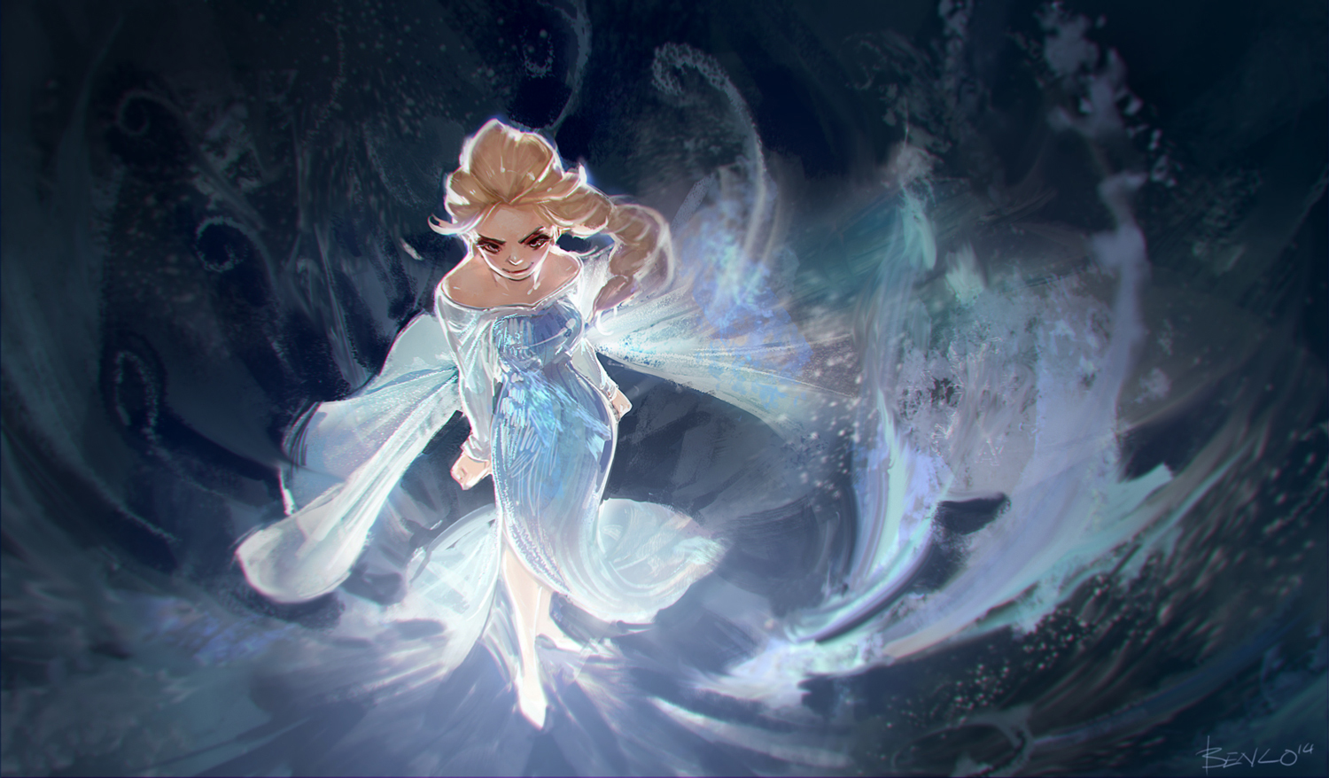 Elsa’s Magical Frozen Journey: A Stunning Movie Moment