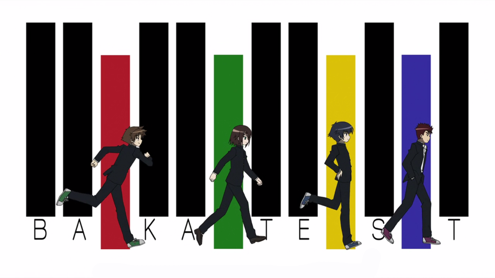 Baka and Test: Colorful Anime Dash