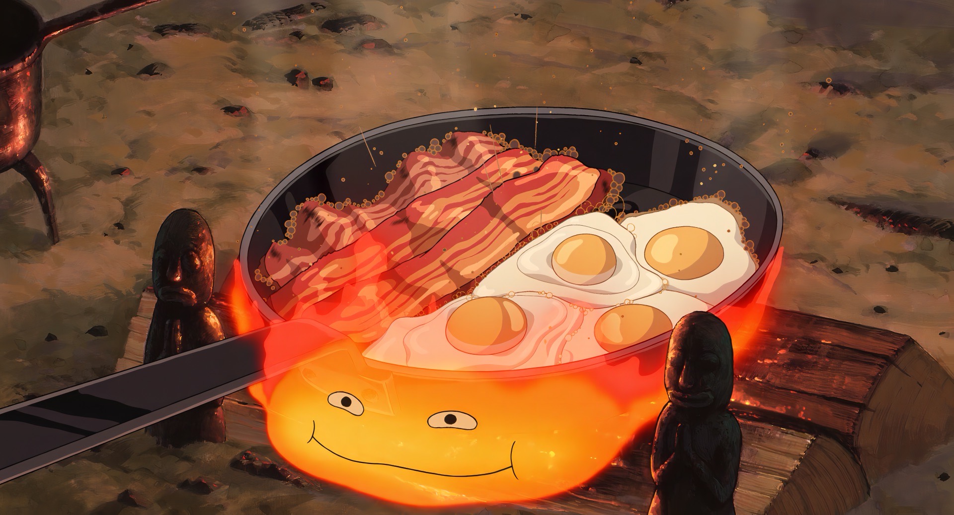 Calcifer's Breakfast — Howl's Moving Castle (Anime)