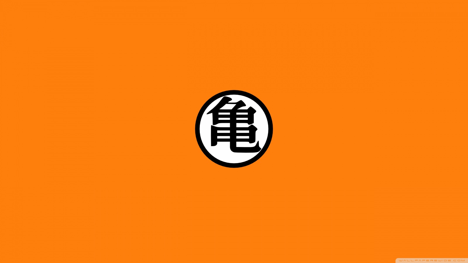 Iconic Dragon Ball Z Symbol in Vibrant Anime Style