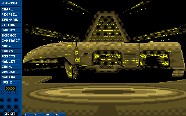 Download Video Game EVE Online Futuristic Spaceship Pixel Art ...