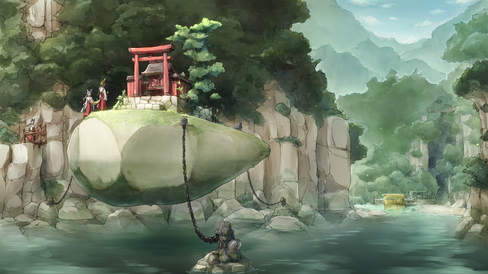 Anime Temple Picture - Image Abyss