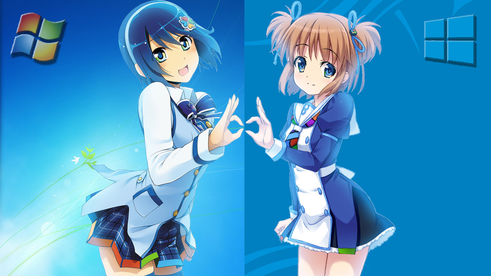 Download Crossover Windows-tan Anime Os-tan Image