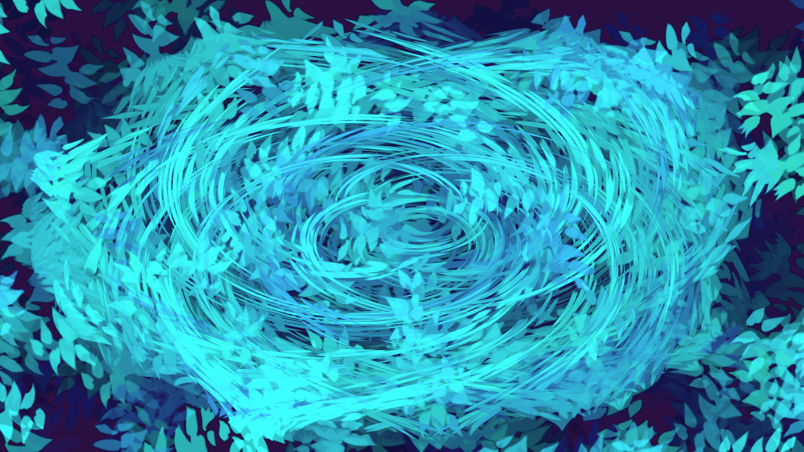 Download Leaf Nature Abstract Blue Abstract Blue Image by TuGuLDuR990531