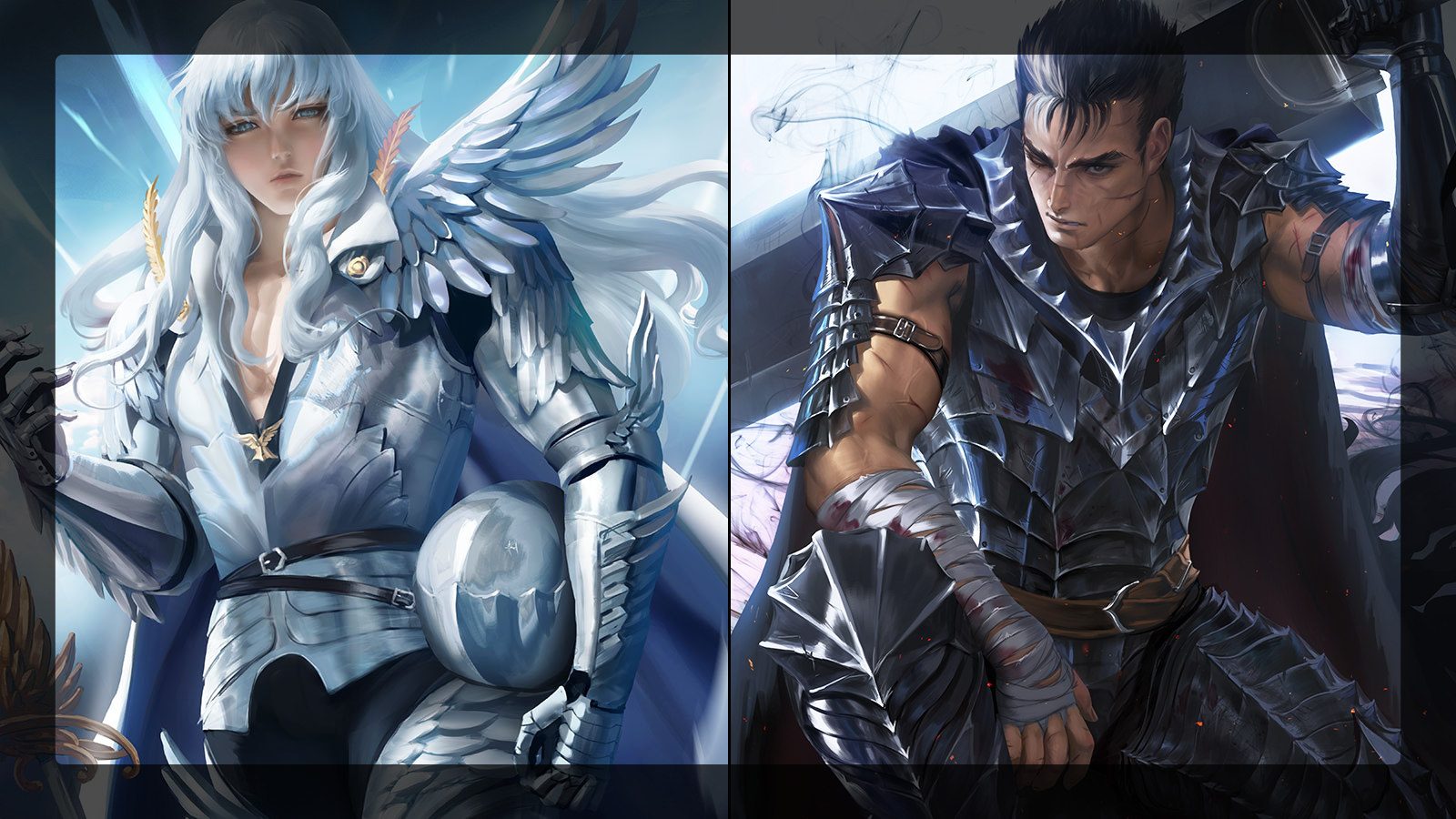 Berserk Legends: Guts and Griffith in Epic Anime Showdown