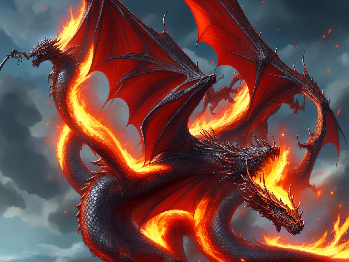 A dragon fire by Alyxn