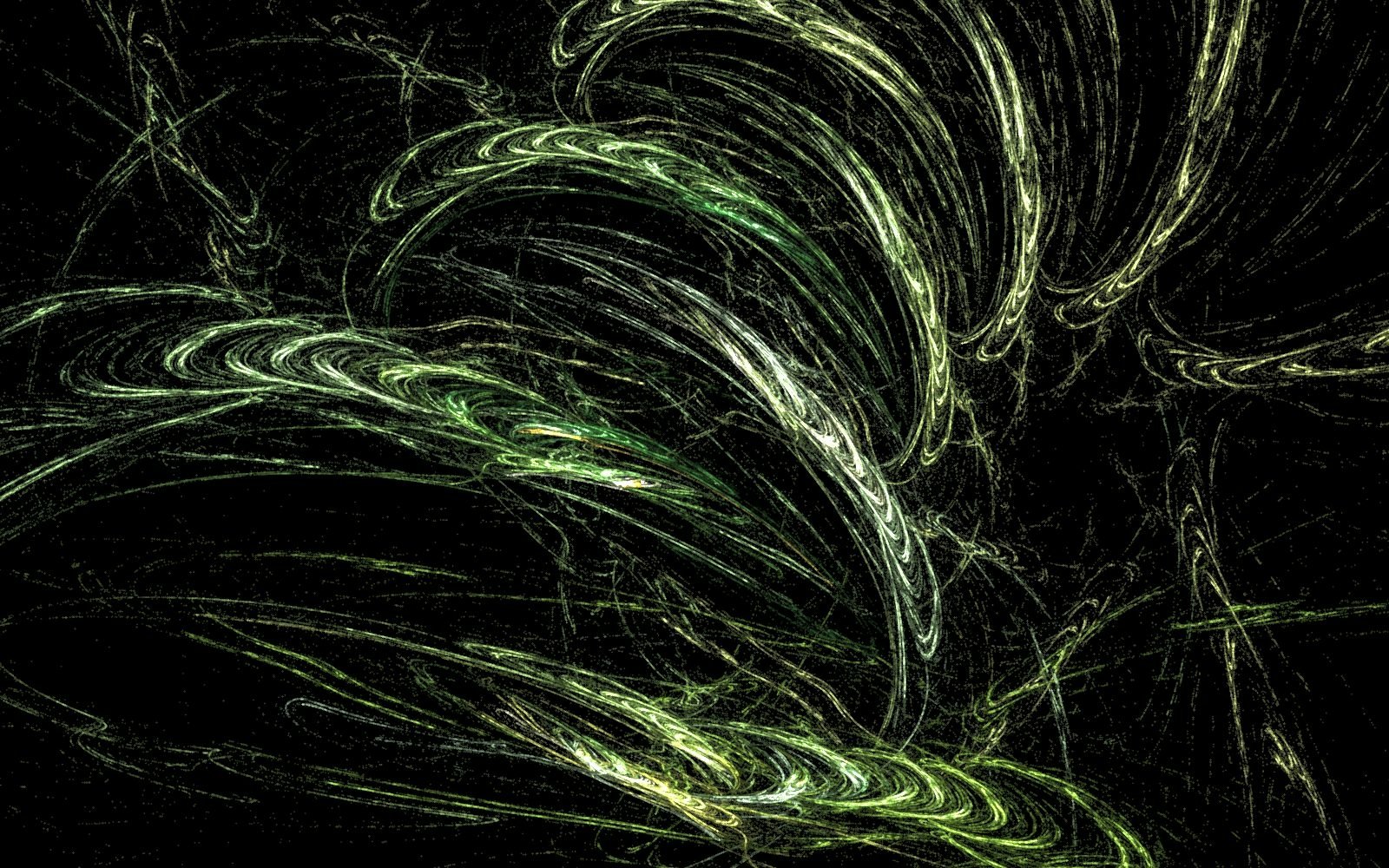 Abstract Green Patterns: A Journey Through CGI Shapes and Textures