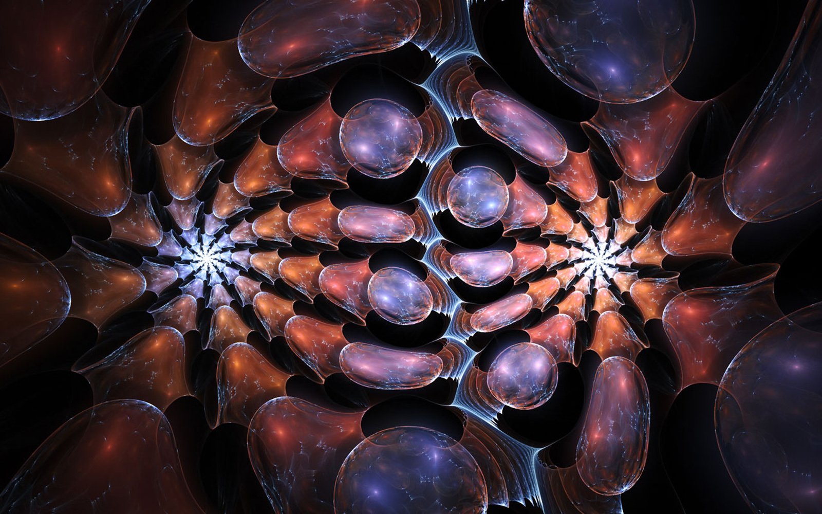 Cool Abstract Patterns in CGI: Vibrant Shapes and Textures