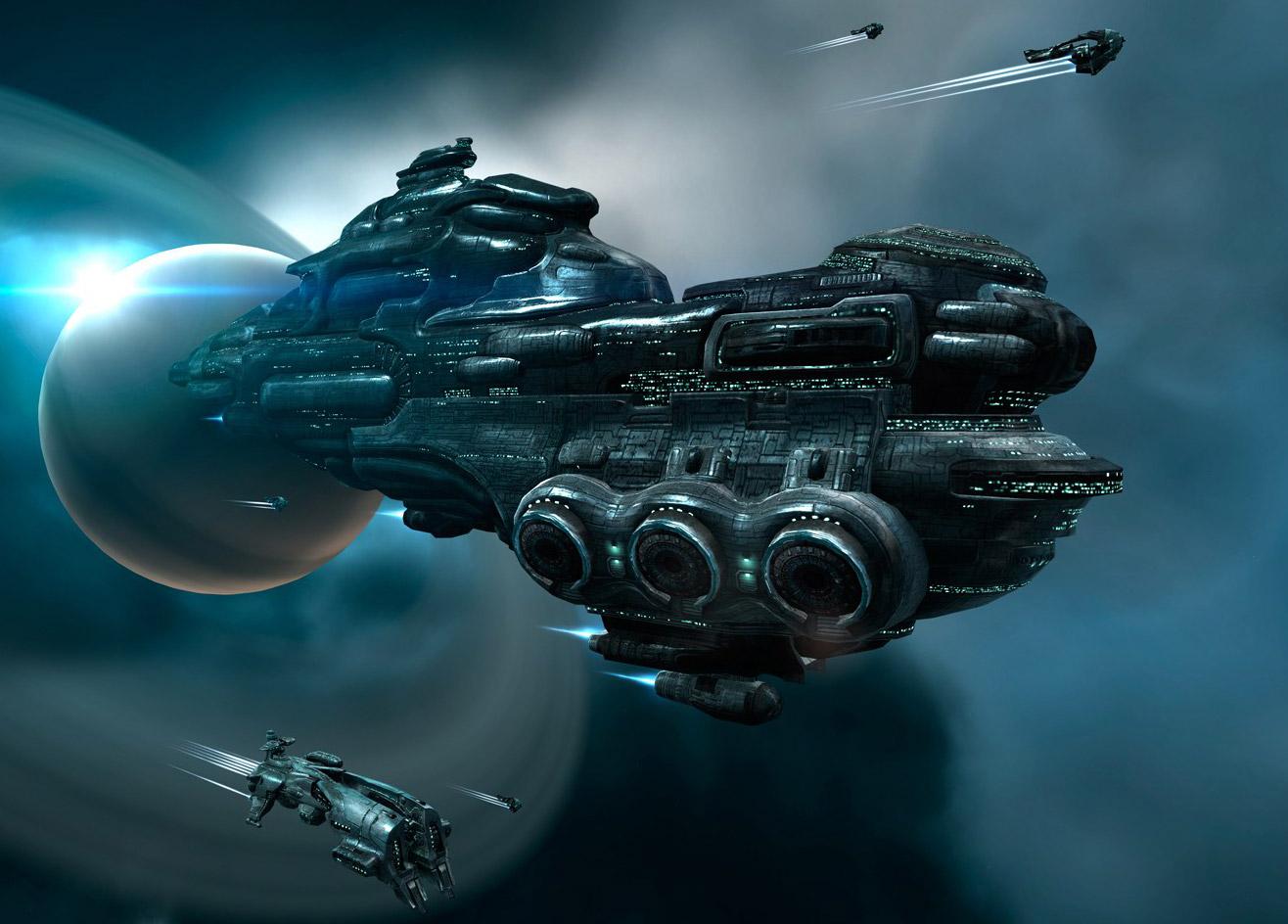 Galactic Vanguard: The Futuristic Sci-Fi Starship Armada