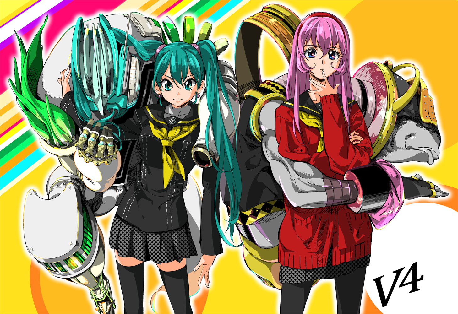 Persona 4 x Vocaloid: Hatsune Miku & Luka Megurine Unite!