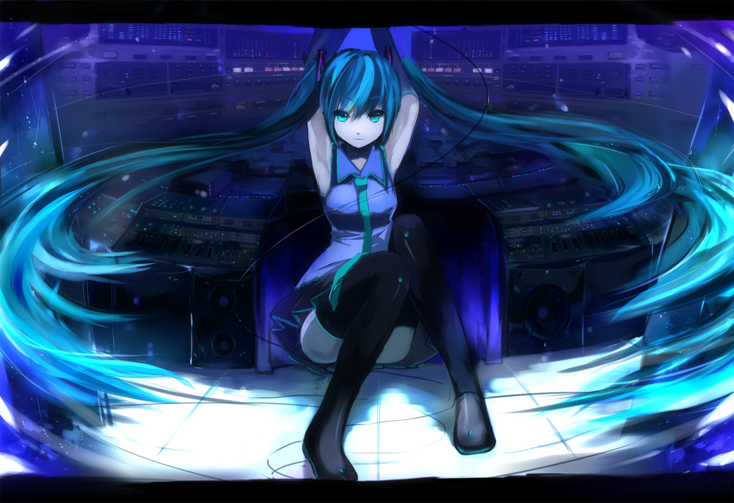 Hatsune Miku: Digital Diva in a Neon Dream