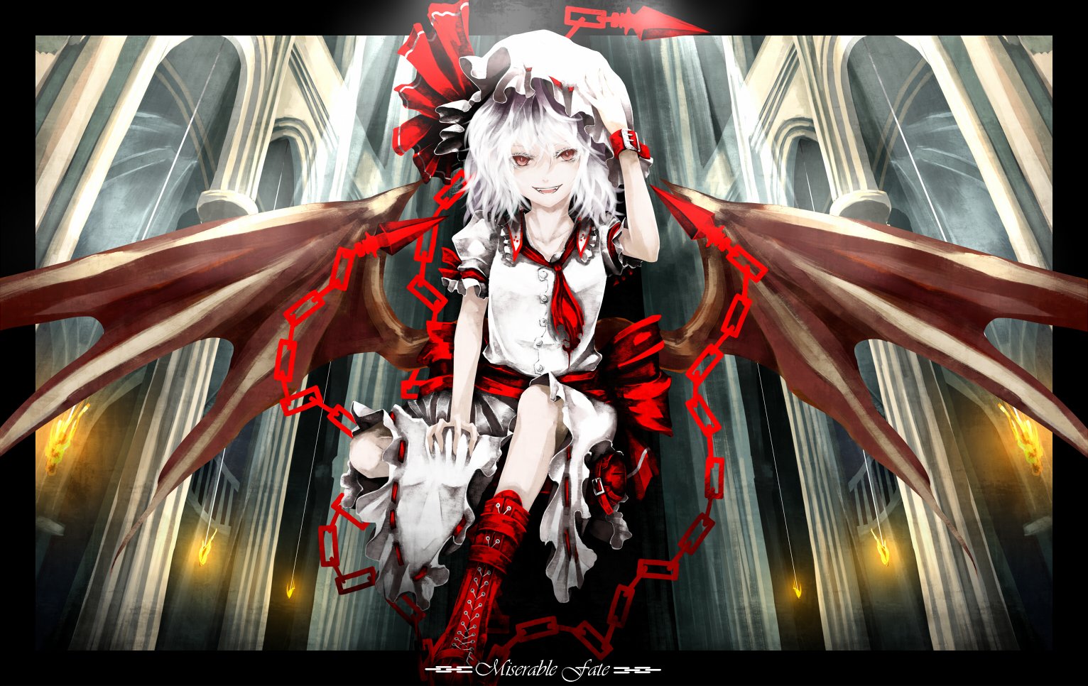 Remilia Scarlet: Crimson Chains and Winged Elegance