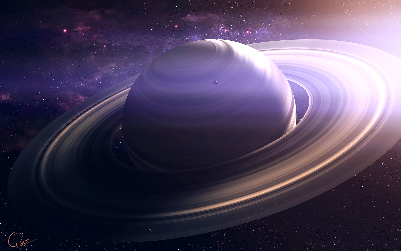 Saturn’s Majestic Rings: A Sci-Fi Vision of the Planet