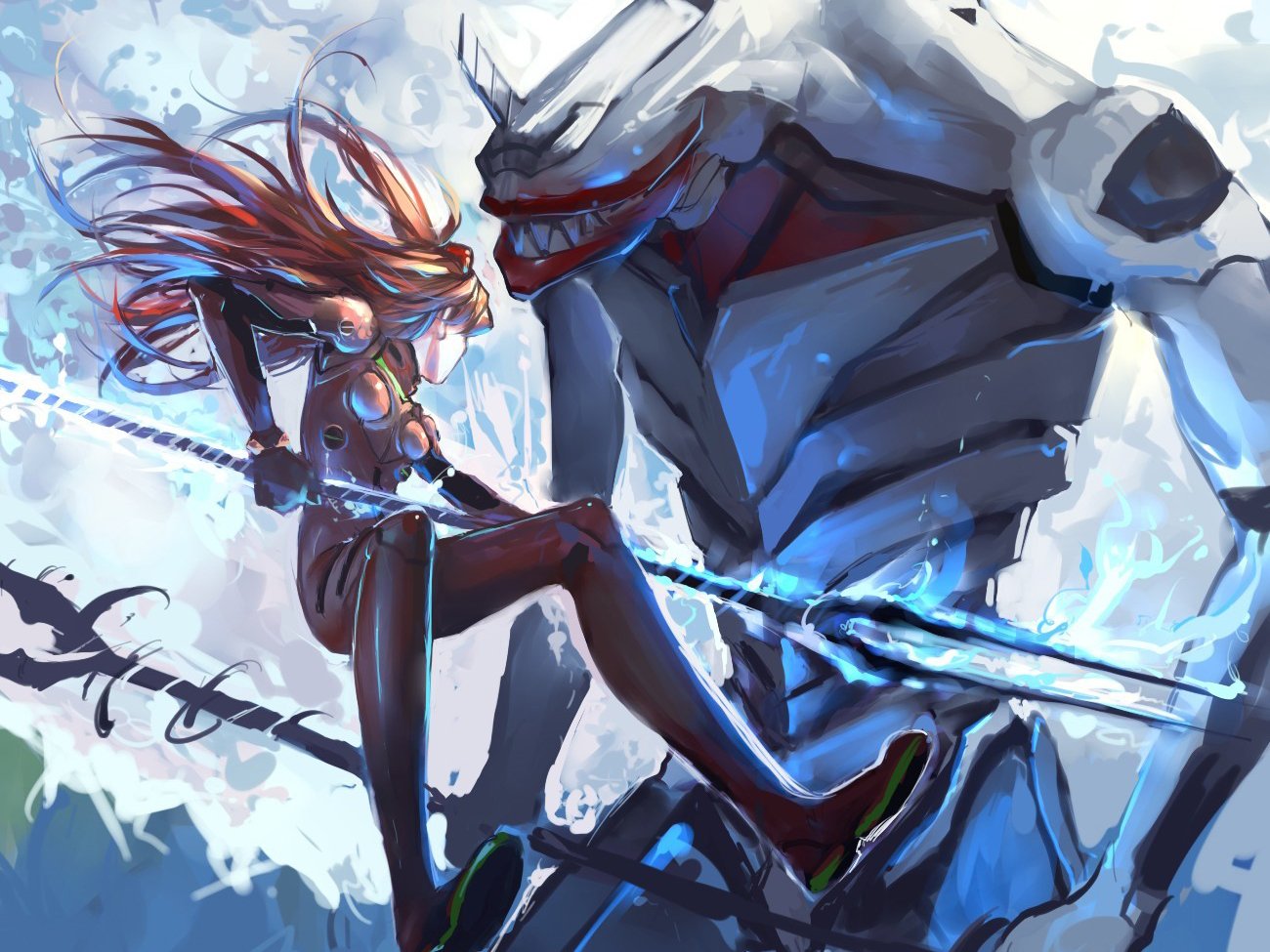 Asuka Langley Sohryu’s Fierce Stand in End of Evangelion