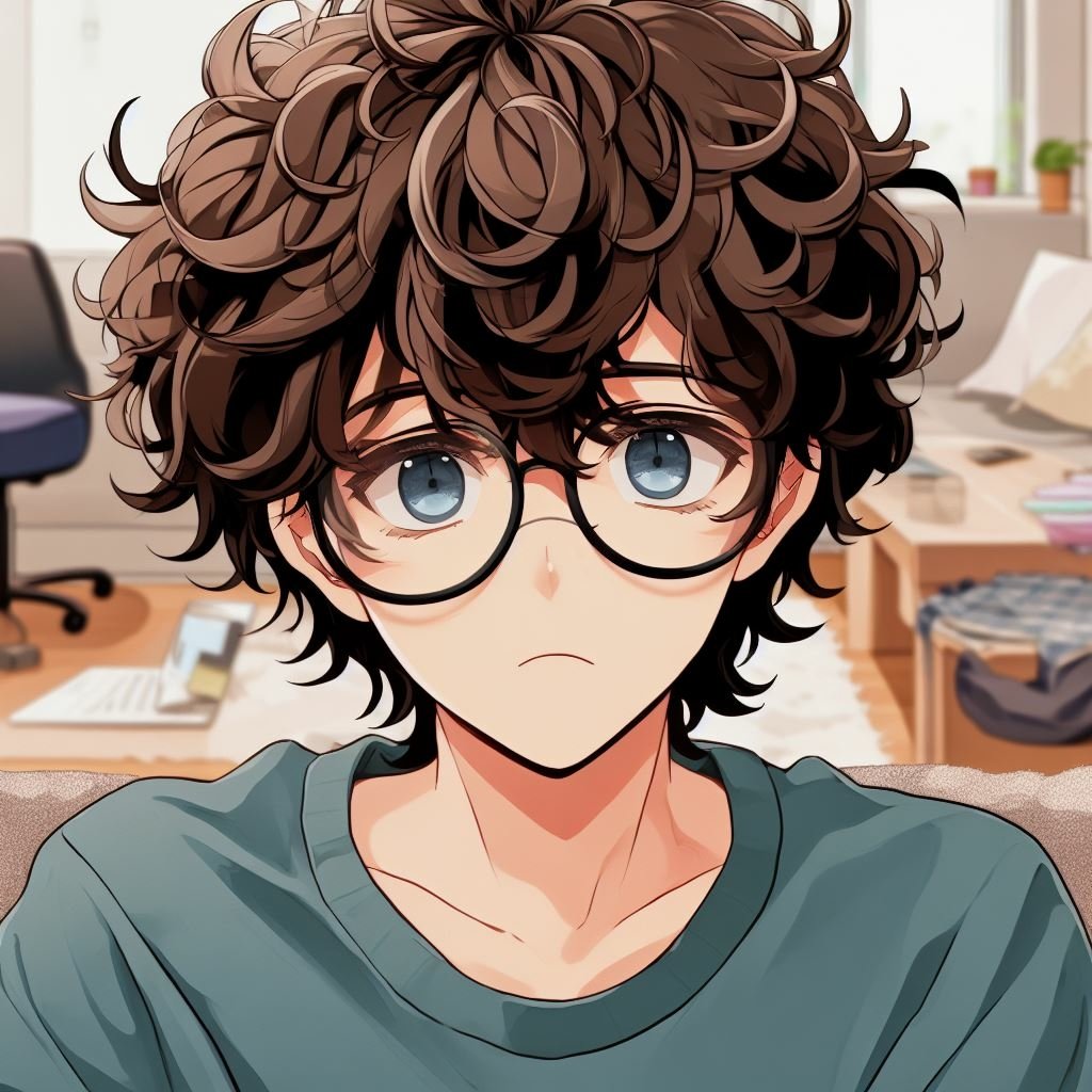 Curly Anime Boy - Desktop Wallpapers, Phone Wallpaper, PFP, Gifs, and More!