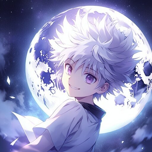 Killua Zoldyck: Moonlit Hunter x Hunter Aura