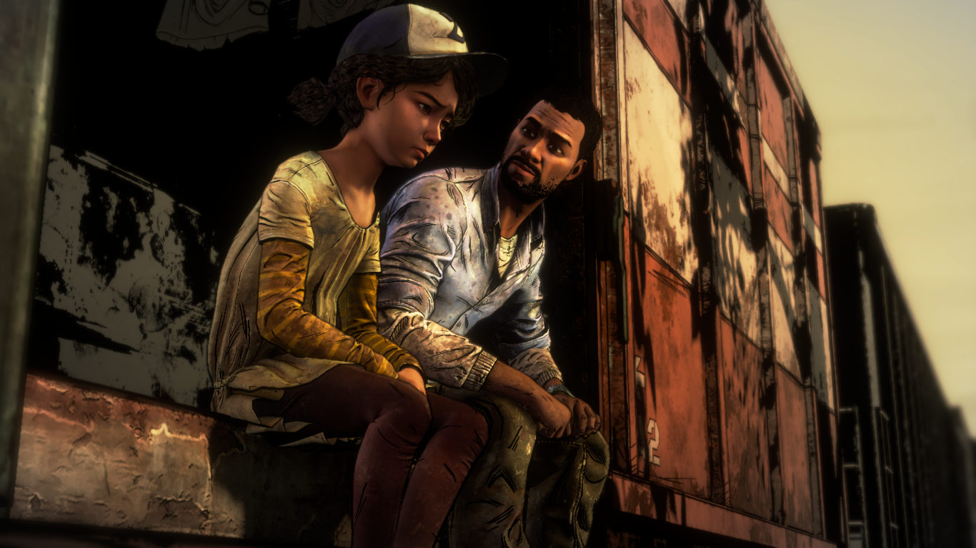 Clementine and Lee Everett Wallpaper | The Walking Dead The Final ...