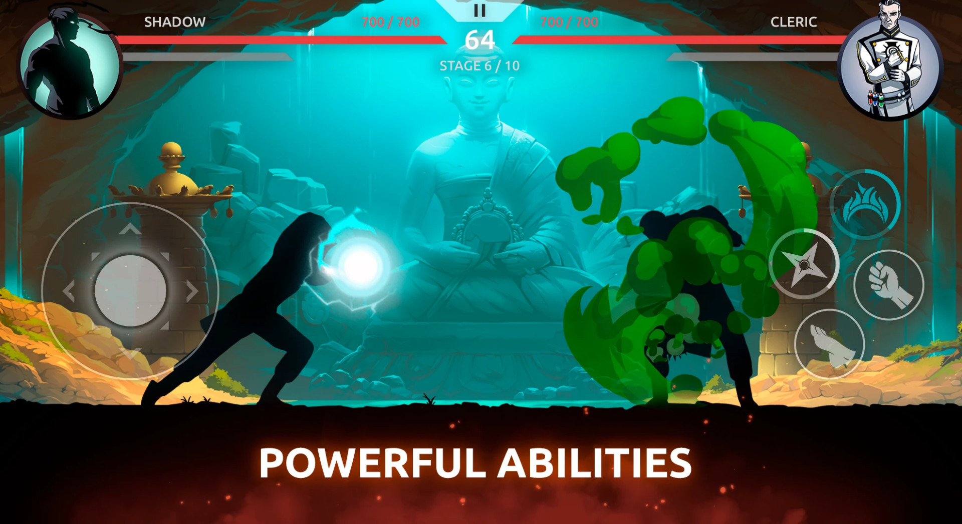 Shadow Fight 2 Game Action: Exploring Powerful Abilities