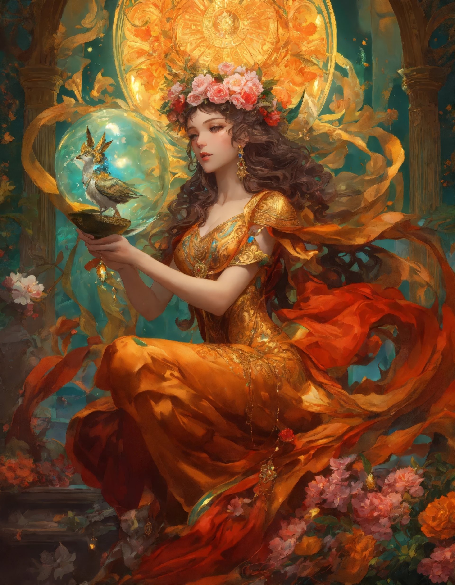 Flower goddess 7 by Shivalesca