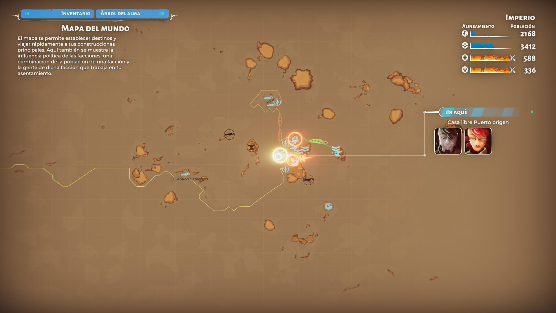 Bulwark: Falconeer Chronicles Game Map Overview