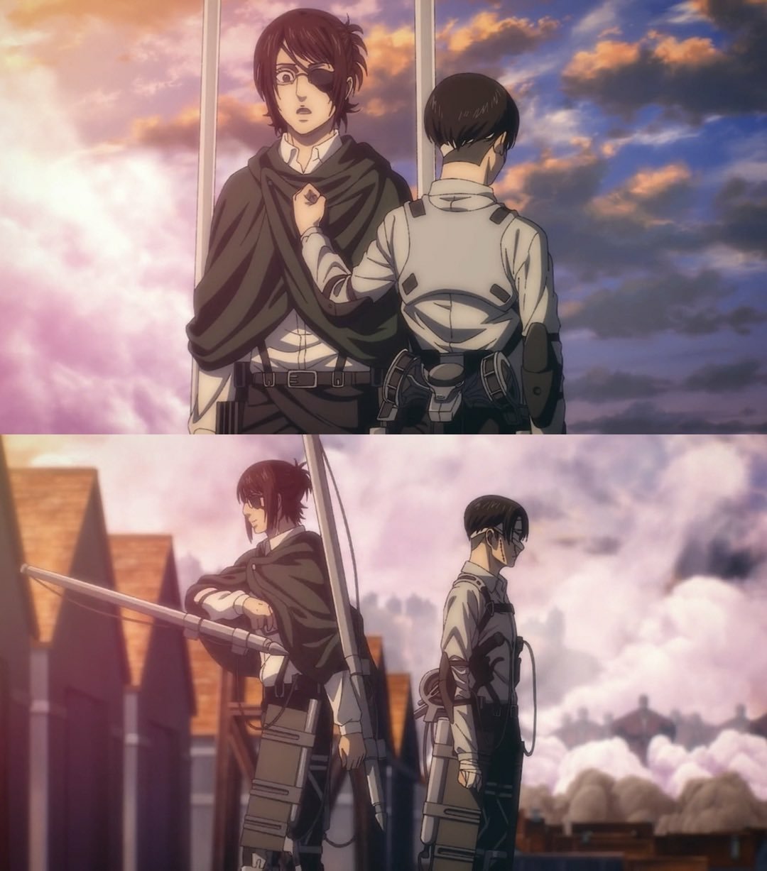 Levi Ackerman & Hange Zoë United: Attack on Titan's Silent Guardians