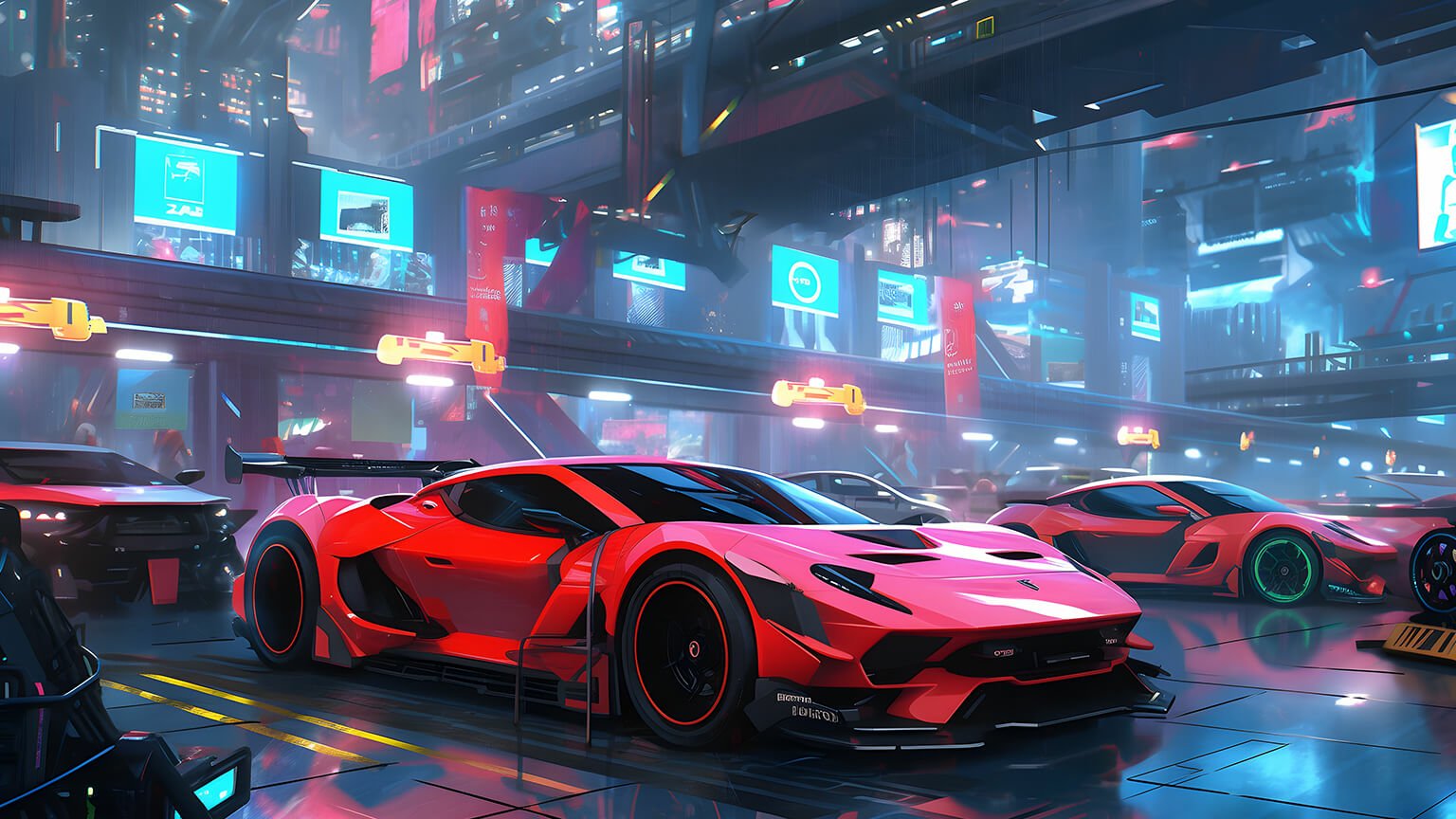 Neon Dream Racers: Cyberpunk Streets Unleashed