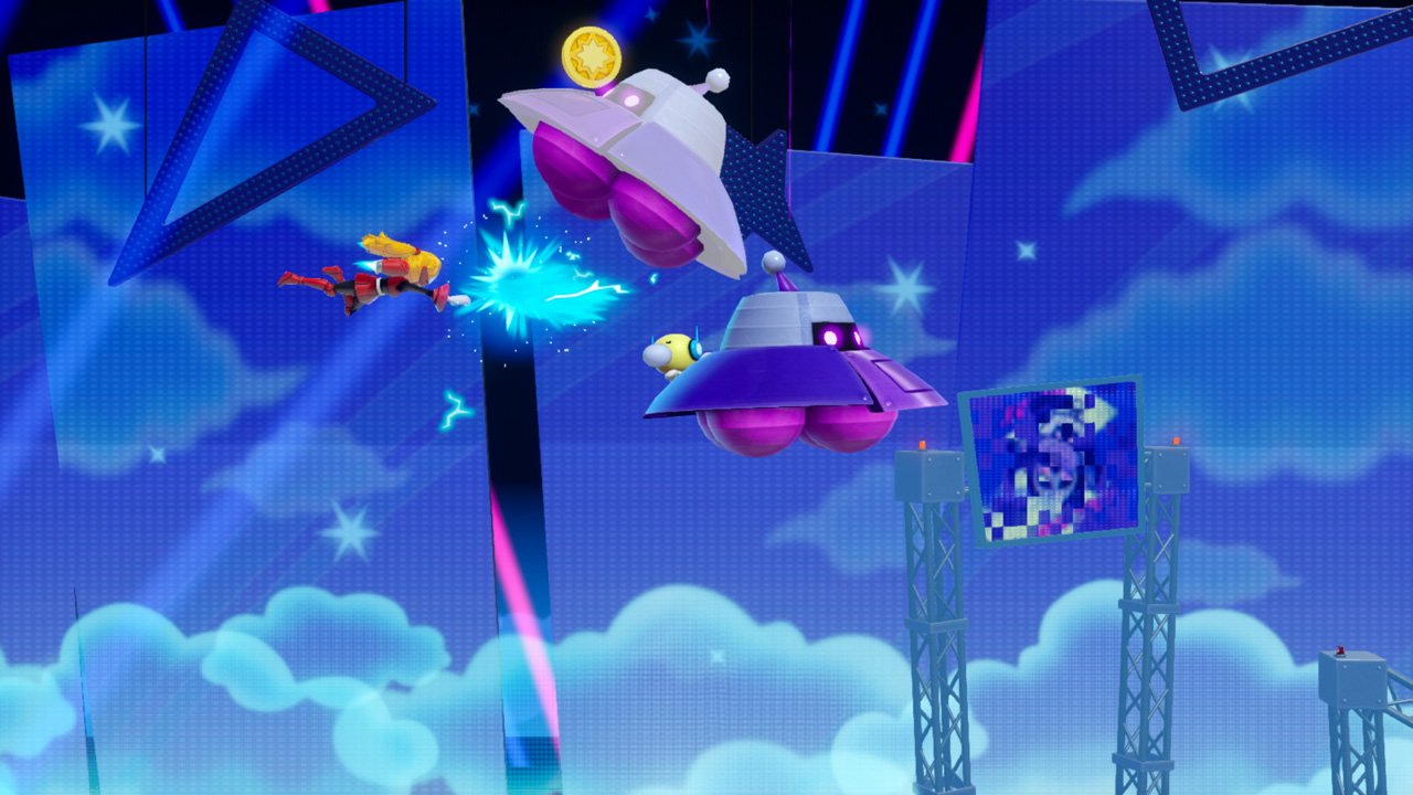 Princess Peach Showtime - Galactic Adventure Game Scene