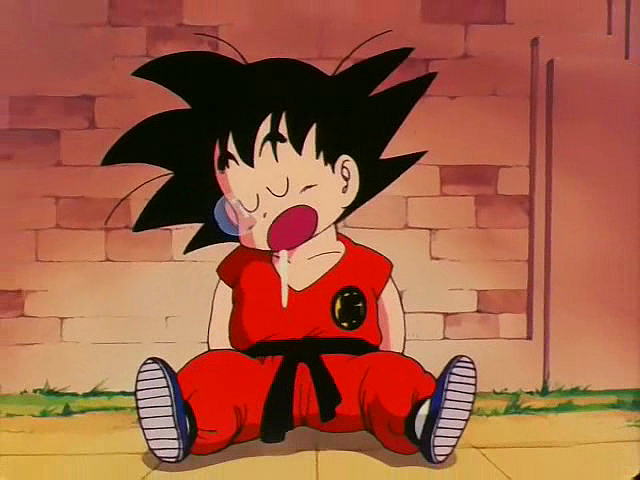 Dreaming Goku by robokoboto