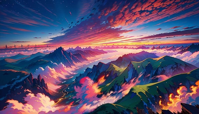 AI Landscape - Desktop Wallpapers, Phone Wallpaper, PFP, Gifs, and More!