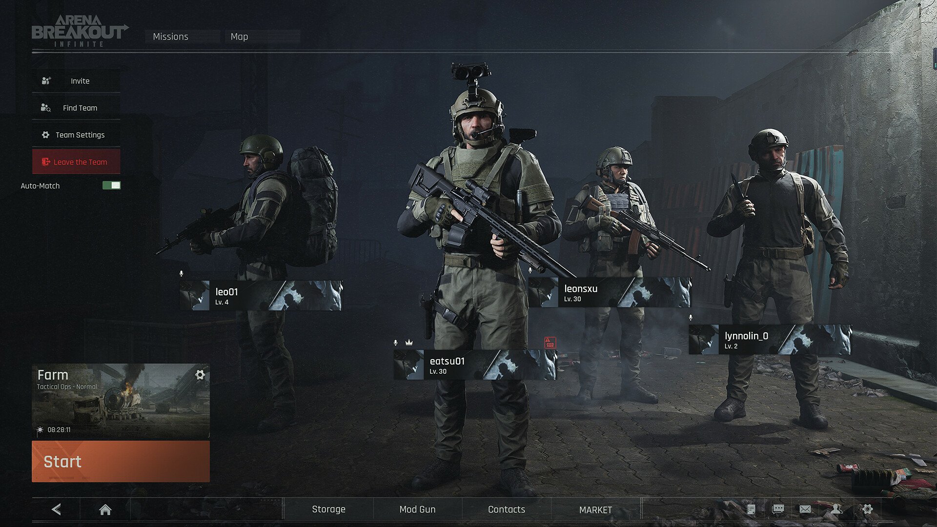 Arena Breakout: Infinite – Tactical Team Ready