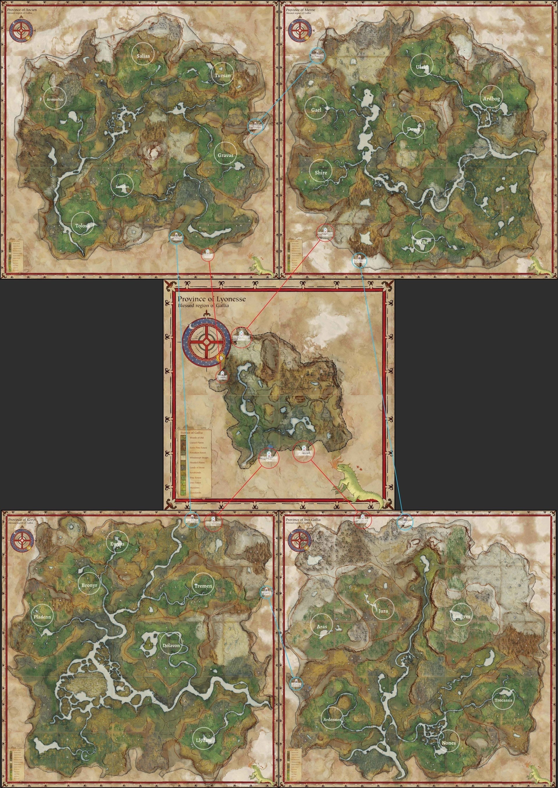 Pax Dei Game World Maps