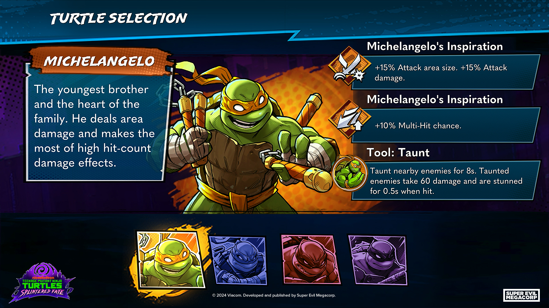 Teenage Mutant Ninja Turtles: Splintered Fate - Michelangelo