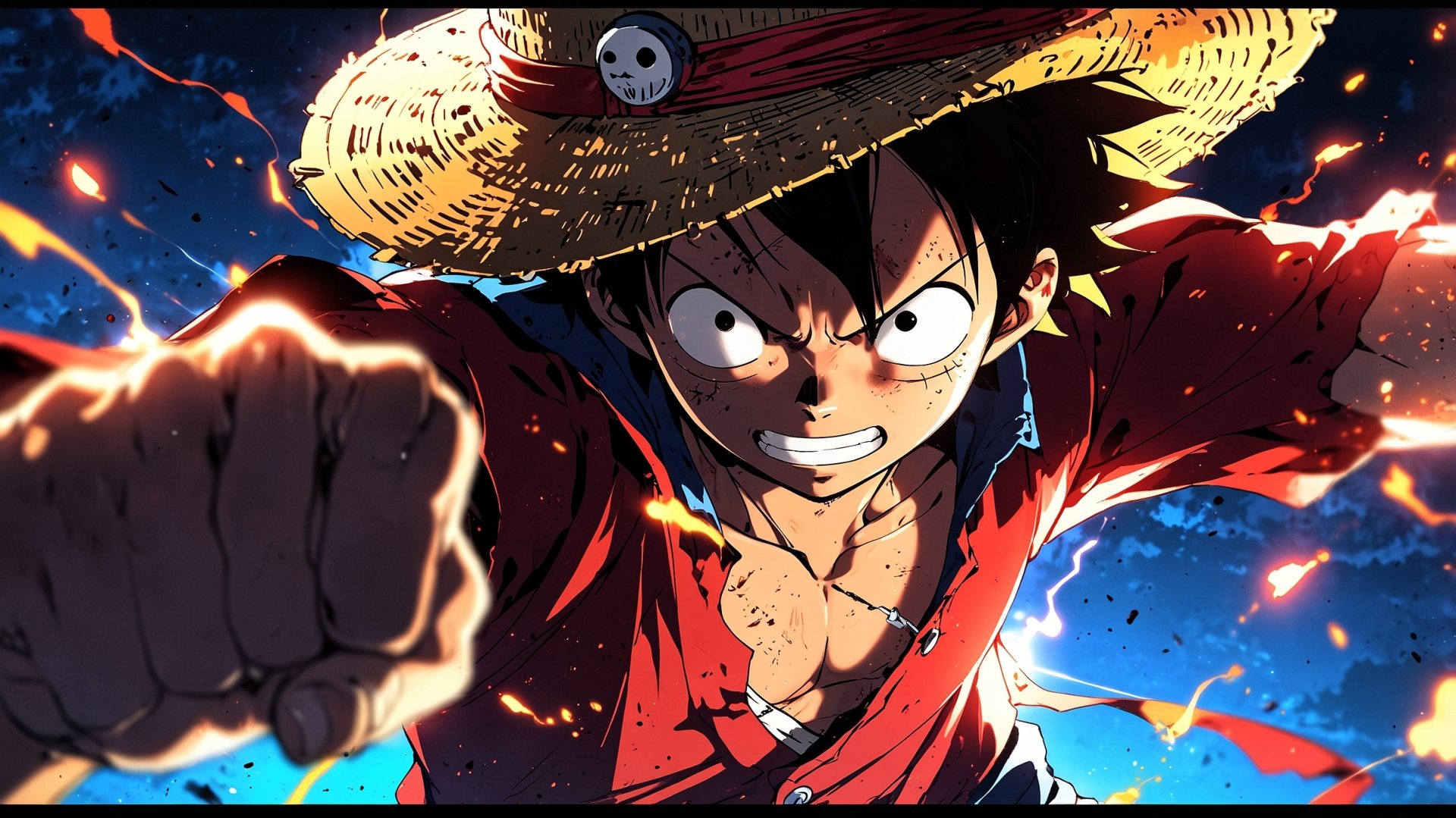 Luffy ( One Piece ) by INFER