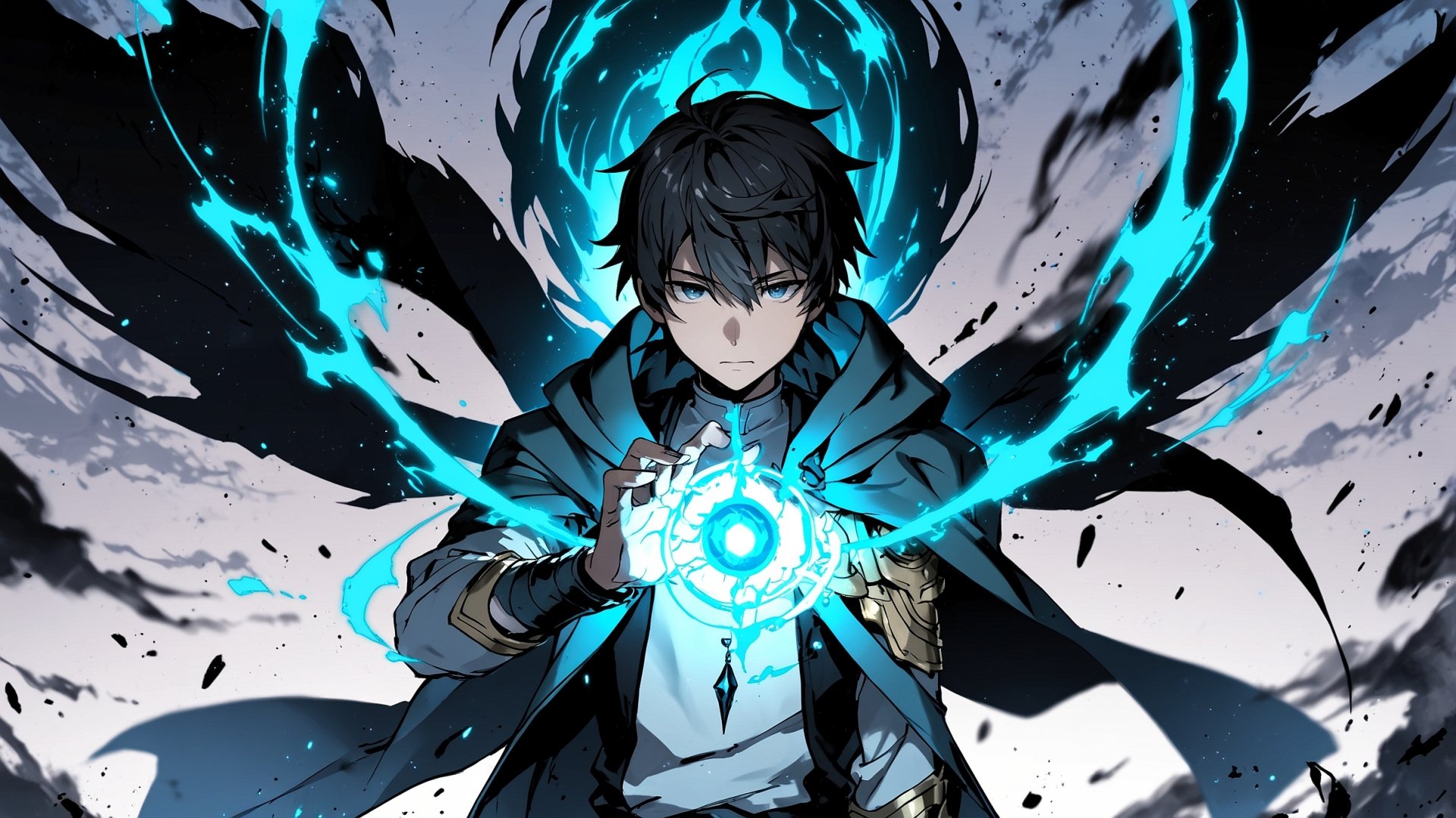 Anime Mage Boy by INFER