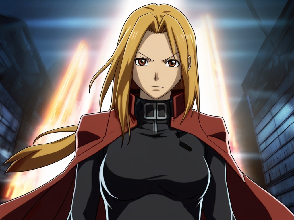 Female Edward Elric - Full metal Fullmetal Alchemist by INFER