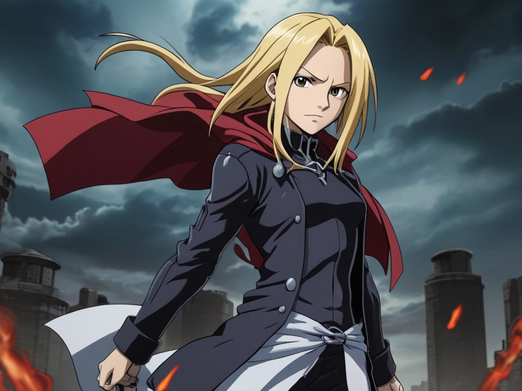 Female Edward Elric - Full metal Fullmetal Alchemist by INFER