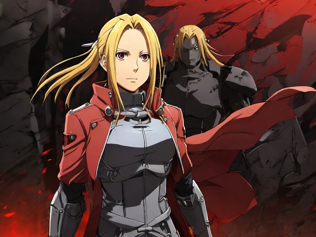 Female Edward Elric - Full metal Fullmetal Alchemist by INFER