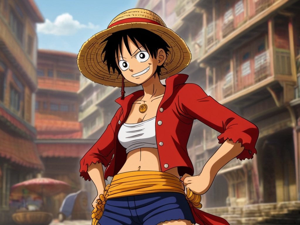 Female Luffy - One Piece by INFER