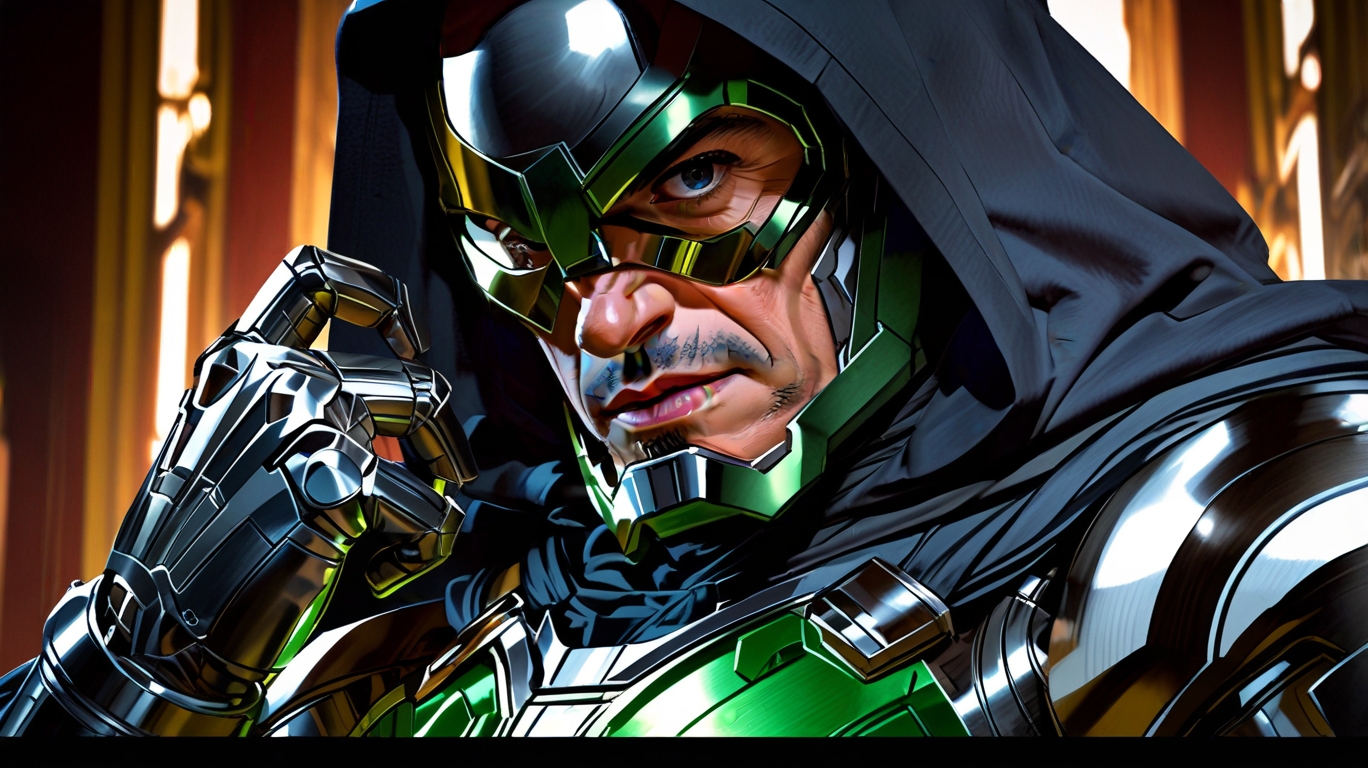 Robert Downey Jr. as Dr. Doom by INFER